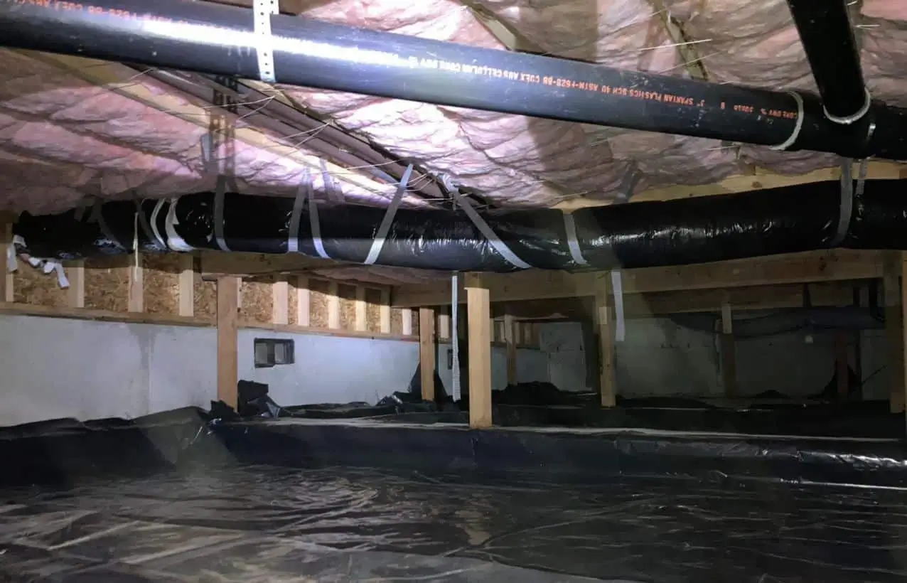 Crawl Space Insulation Installation | Attic Projects