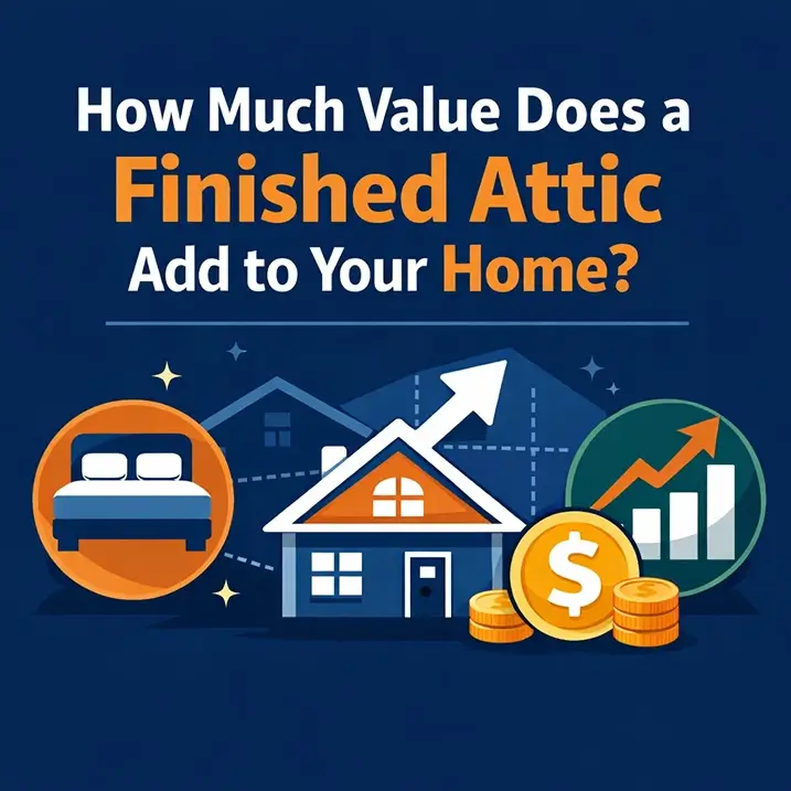 How Much Value Does a Finished Attic Add to Your Home? | Attic Projects